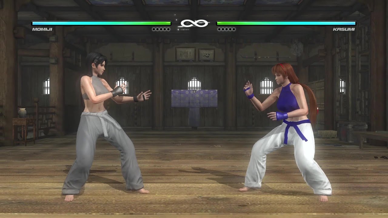 DEAD OR ALIVE 5 - Momiji VS Kasumi PC Mod - YouTube