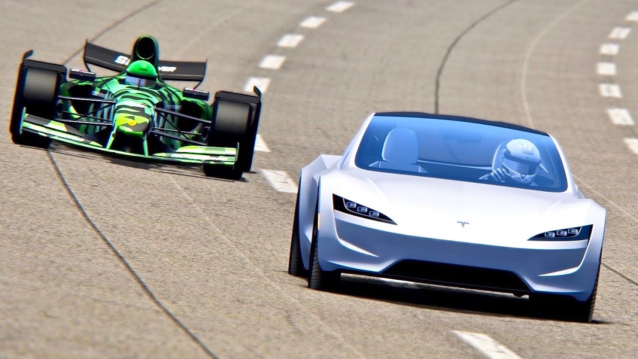 2021 Formula Rapide vs Tesla Roadster - Nardo Speed Ring - YouTube