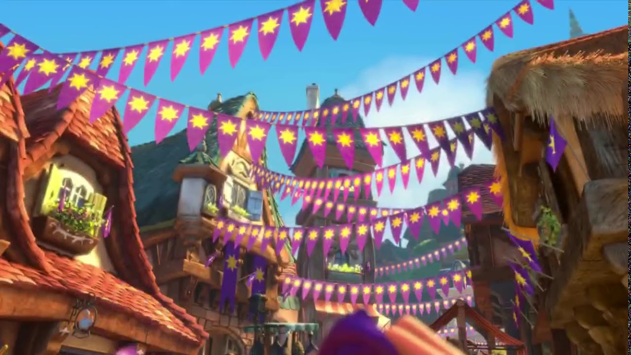 Tangled (2010) Rapunzel and Rider dance scene HD - YouTube