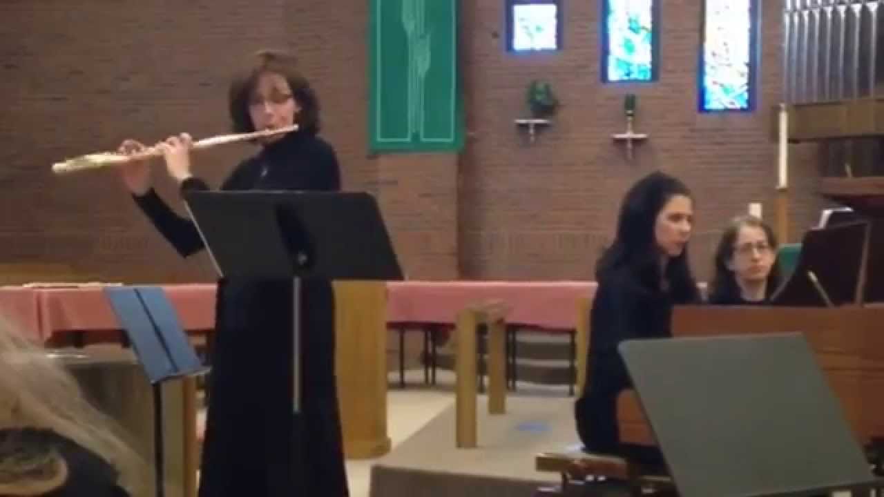 Dirk Caber's "Sonata for Flute and Piano" (Fort Collins, CO 1/31/2015 ...
