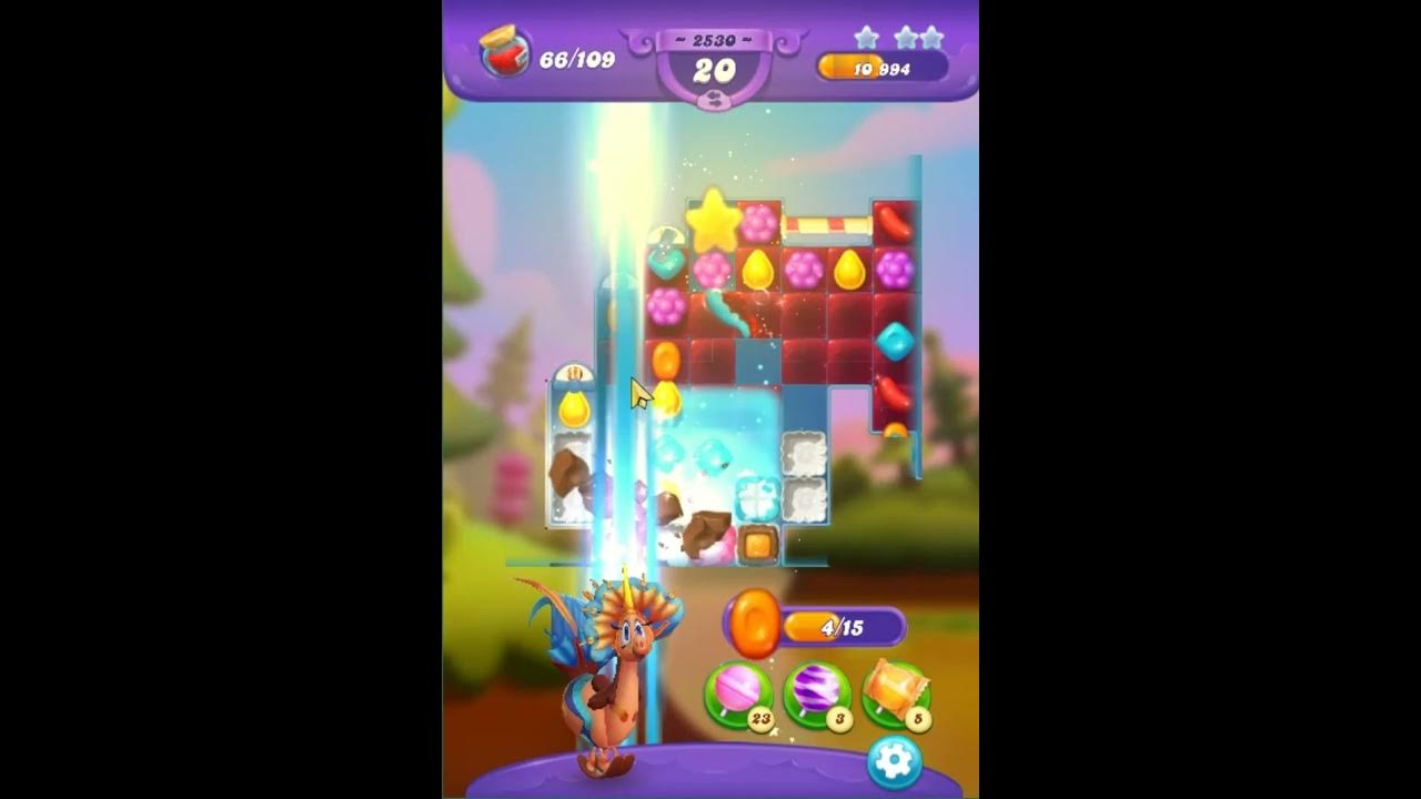 Gameplay Candy Crush Friends Saga Level 2530 Get 3 Stars , 24 Moves Completed - YouTube