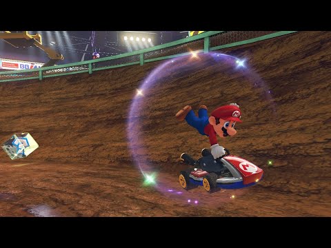 Waluigi stadium trick jump MK8 - YouTube