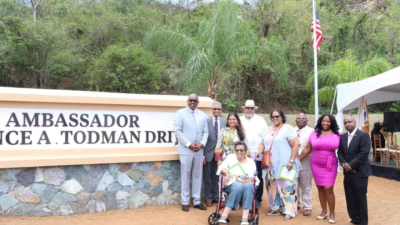 Road Naming Ceremony Ambassador Terence A. Todman - YouTube