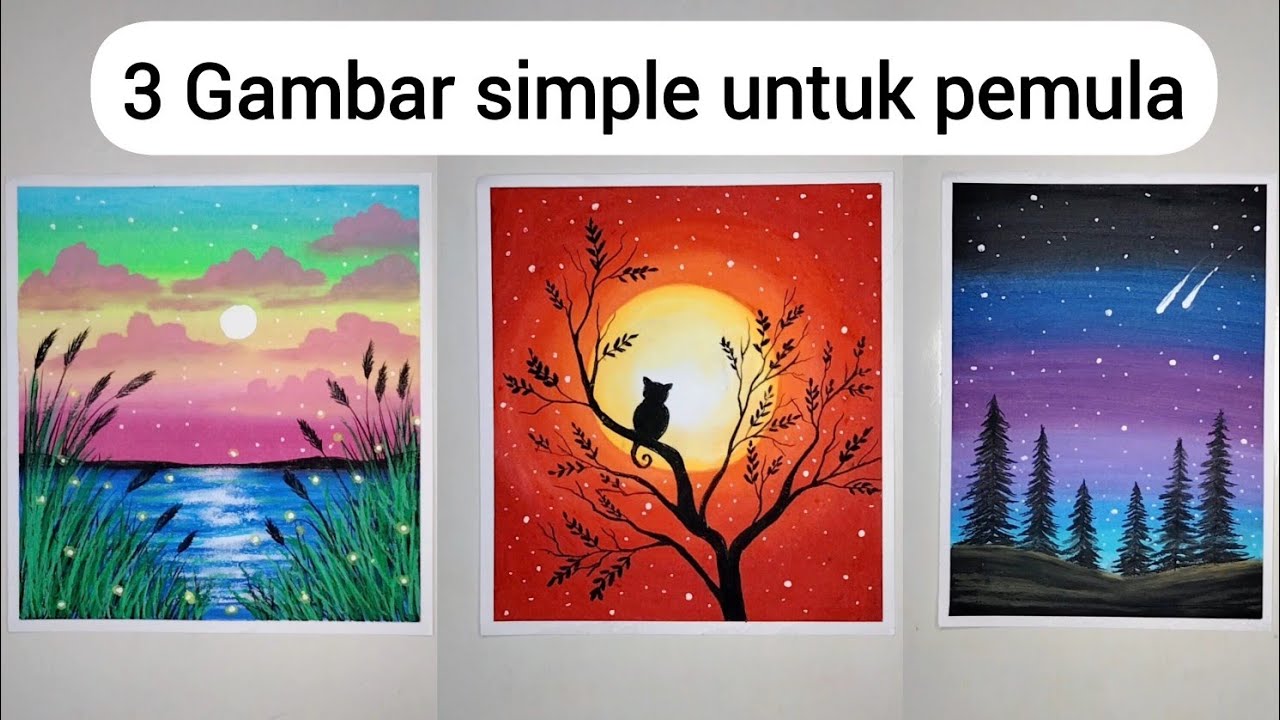 3 gambar simple untuk pemula - YouTube