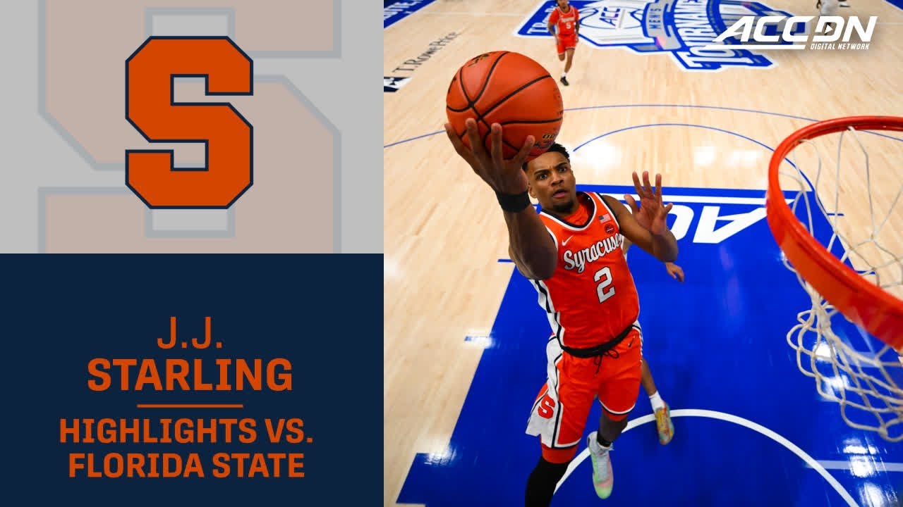 Syracuse's J.J. Starling Highlights vs. Florida State - YouTube