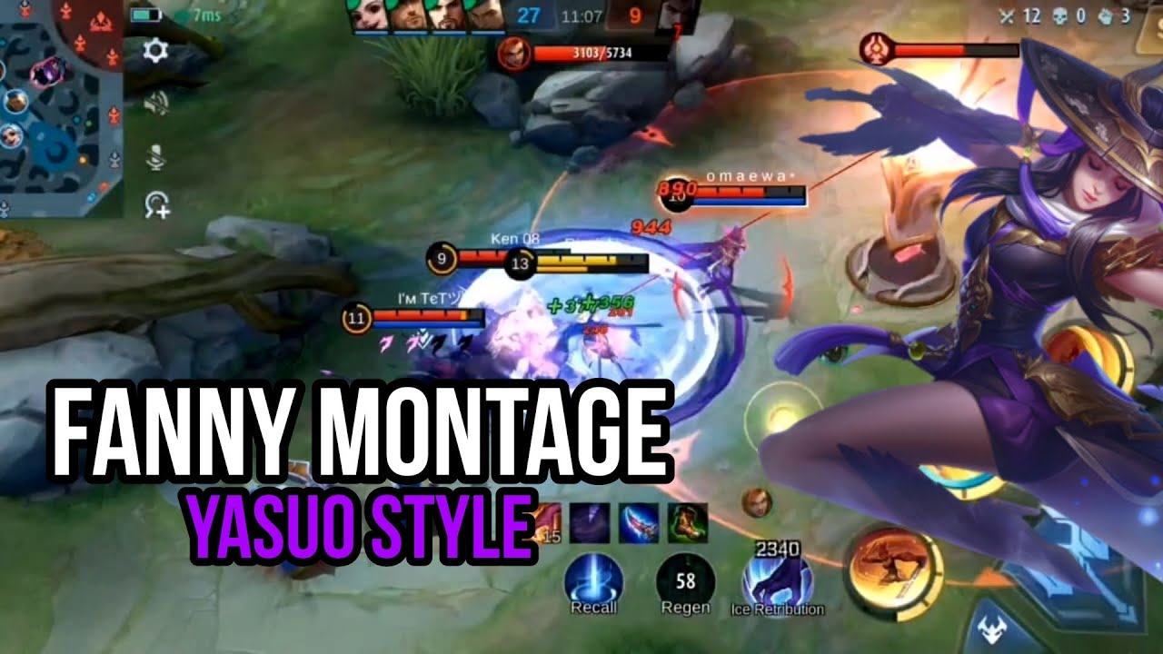 YASUO STYLE FANNY MONTAGE !! SUPER AGGRESSIVE AND SATISFAYING STRAIGHT ...