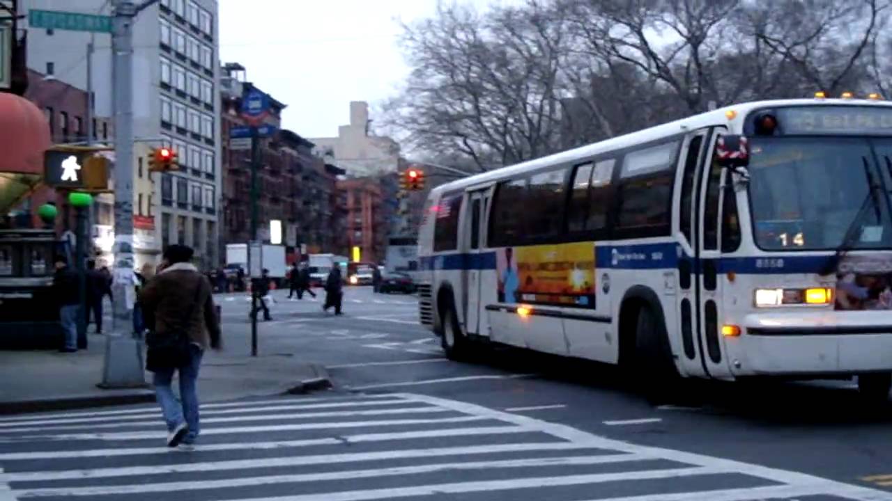 NYCTA : TMC RTS-06 8658 On The M9 @ East Broadway - YouTube