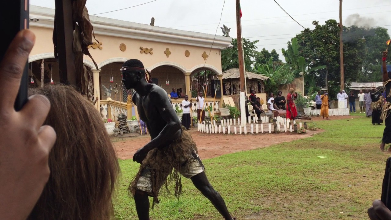 Sacred Jengu Spirit Song and Dance, Bwassalo, Cameroon. - YouTube