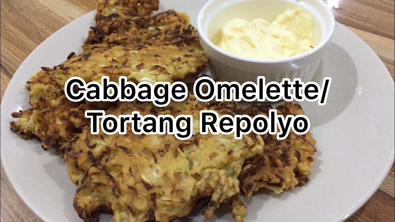 Cabbage omelette/Tortang repolyo - YouTube