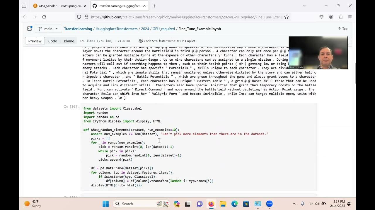 Fine Tune pre-trained GPT and BERT models with the Huggingface library - YouTube