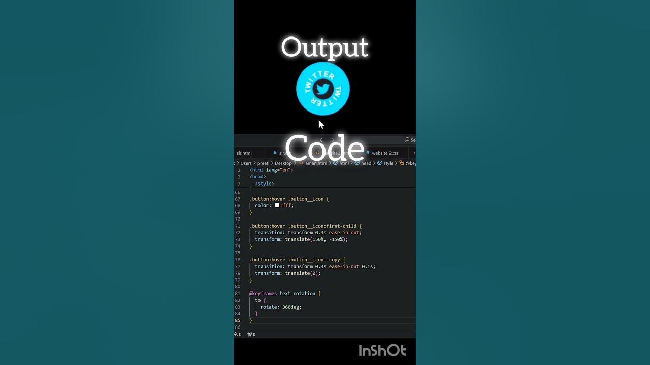 Button Animation In Html Css Part 162 Html 5 Css Coding Youtube
