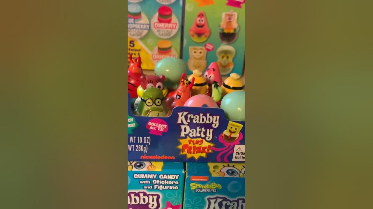 All My SpongeBob Food Items in My SpongeBob Collection |Spongebob ...