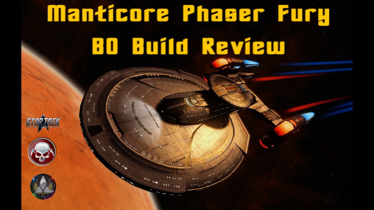 Manticore Phaser Fury Beam Overload Build Review - YouTube