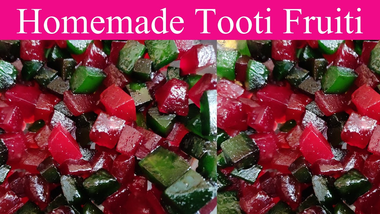 Homemade TooTi Fruiti Recipe I Homemade Watermelon Tutti Frutti I cook ...