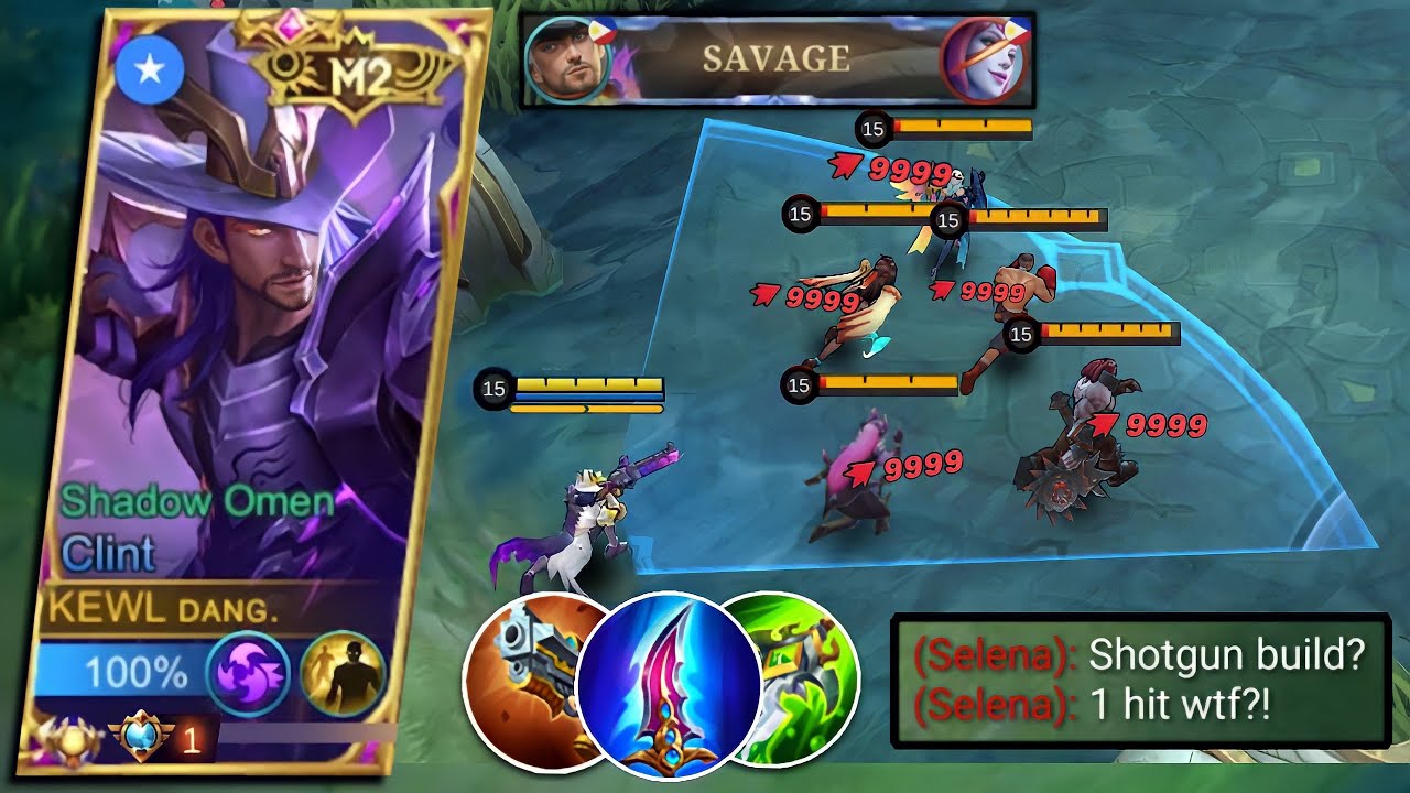 I STOLE THE ONE SHOTGUN BUILD FROM BEATRIX!!😱 CLINT INSANE SAVAGE ...