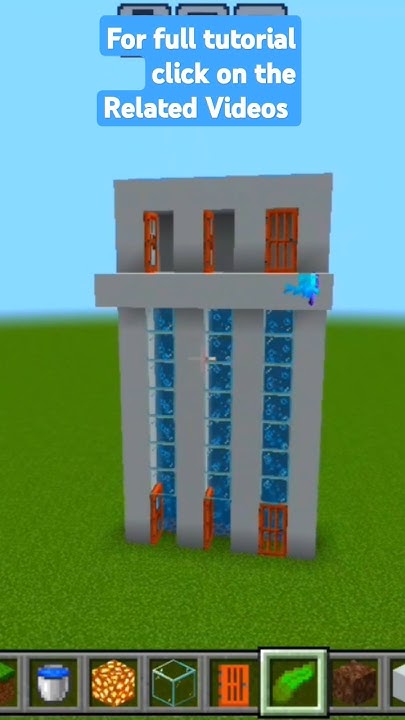 Minecraft working Elevator tutorial|#minecraft #trendingshorts # ...