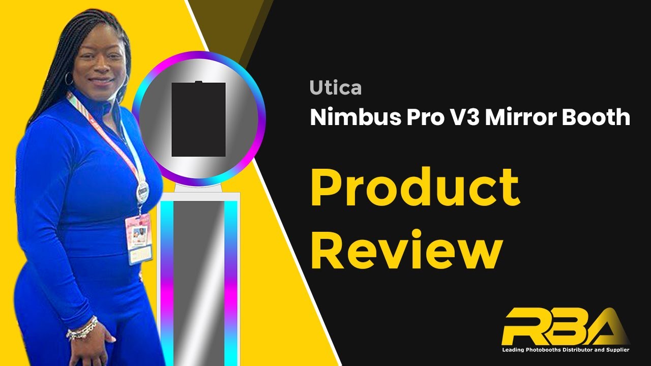 Utica's Nimbus Pro V3 Mirror Booth Review- RBA Photobooths - YouTube