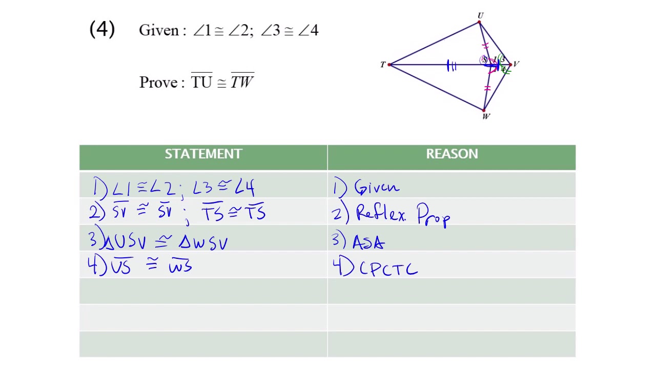 AG - 4.7 - Congruence in Overlapping Triangles - HW 60 - 4 - YouTube