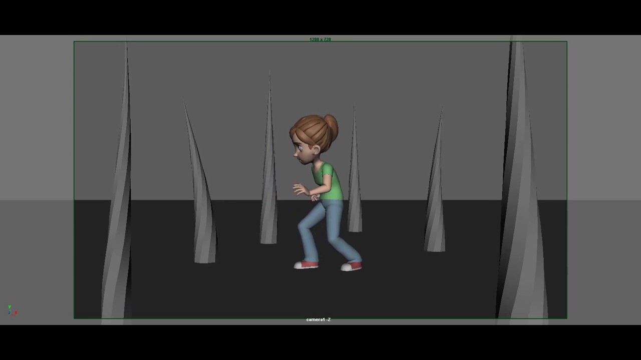 Animation - Looking around - YouTube