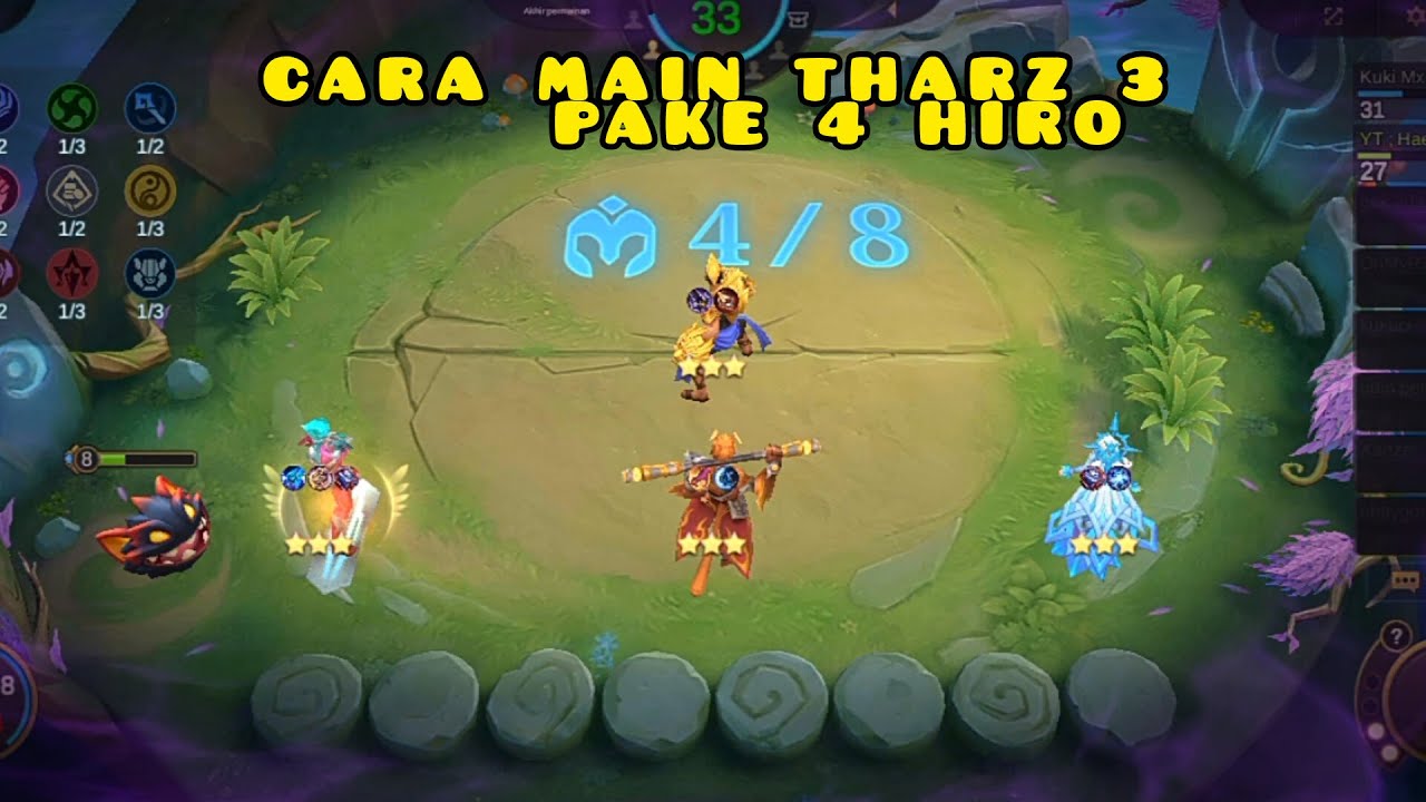 CARA MAIN THARZ 3 PAKE 4 HIRO / MOBILE LEGENDS BANG BANG - YouTube