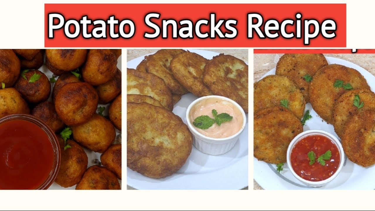Crispy Potato Snacks Recipe | Quick & Easy Tea Time Snacks - YouTube