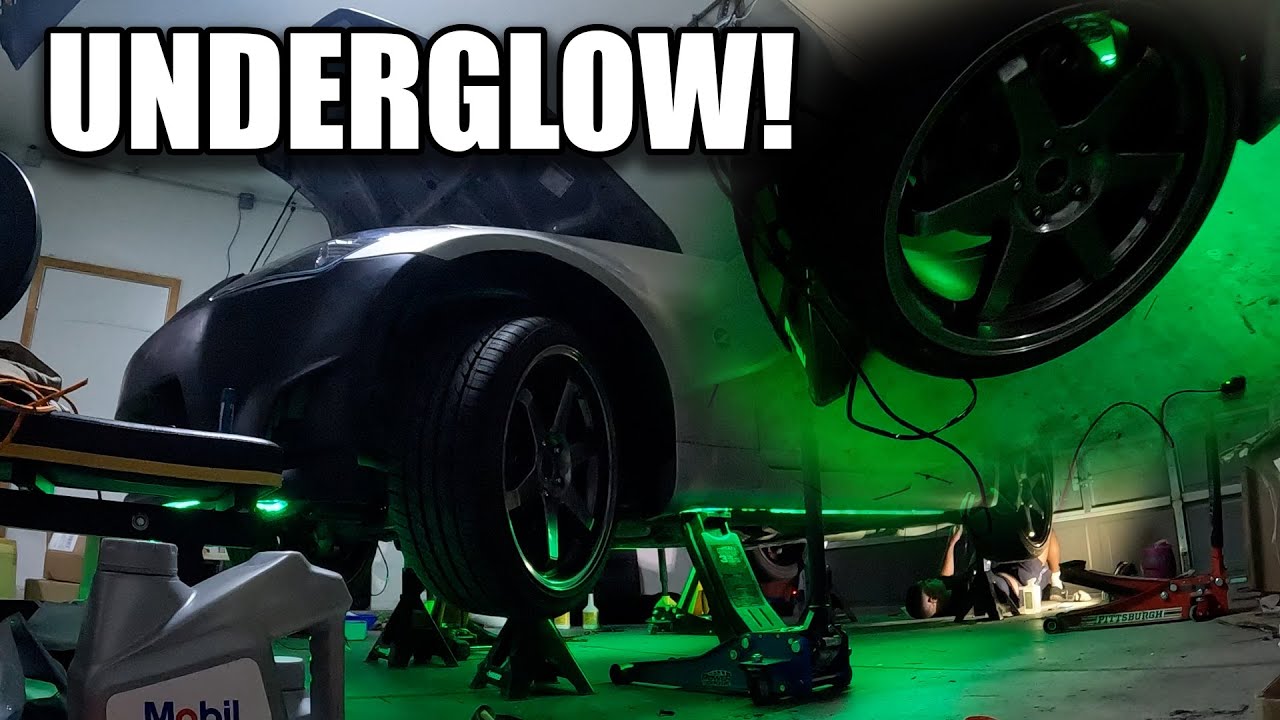 THIS LOOKS AMAZING! | UNDERGLOW ON THE 350Z - YouTube