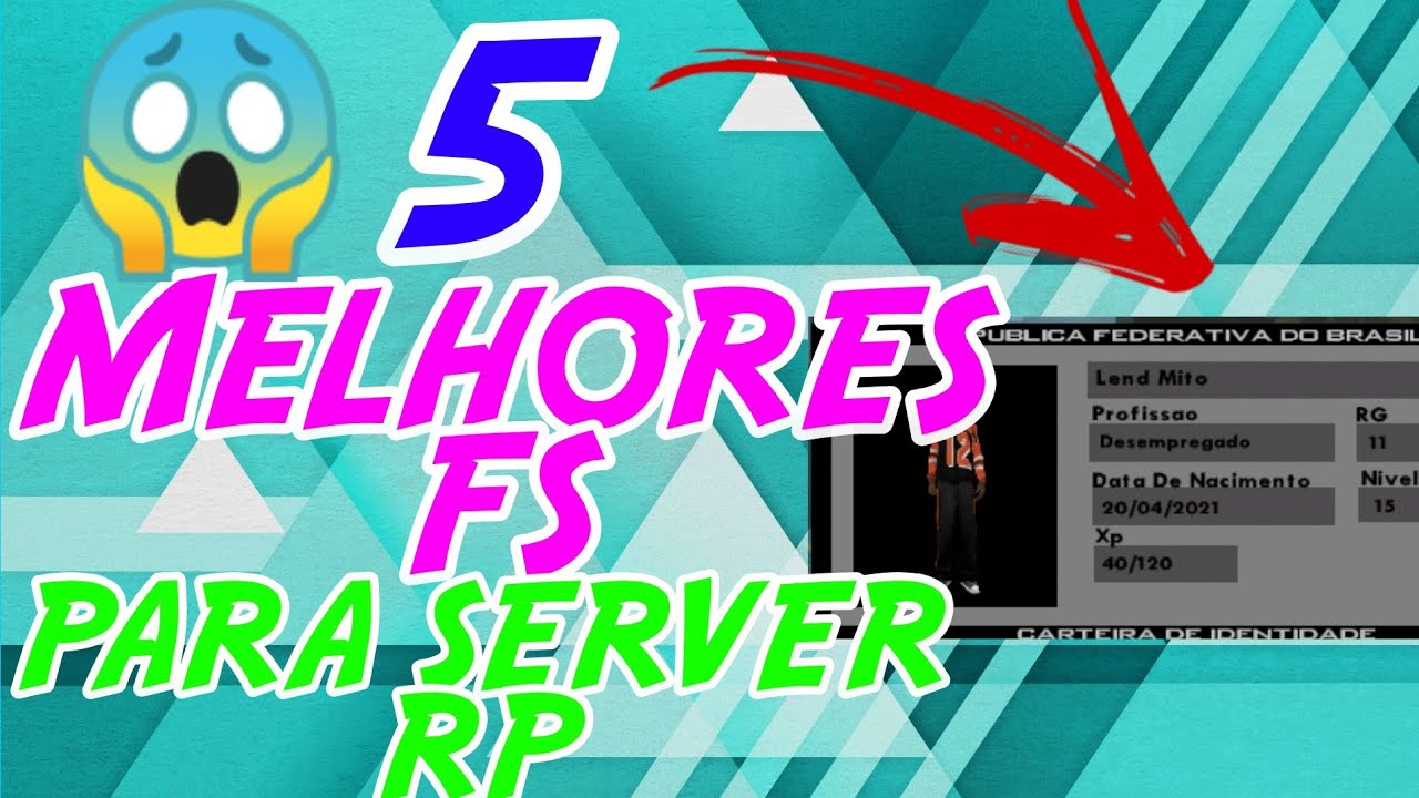 MELHORES FS PARA SAMP RP/RPG!! SEU SERVER VAI FICAR INCRIVEL COM ISSO!😱 ...
