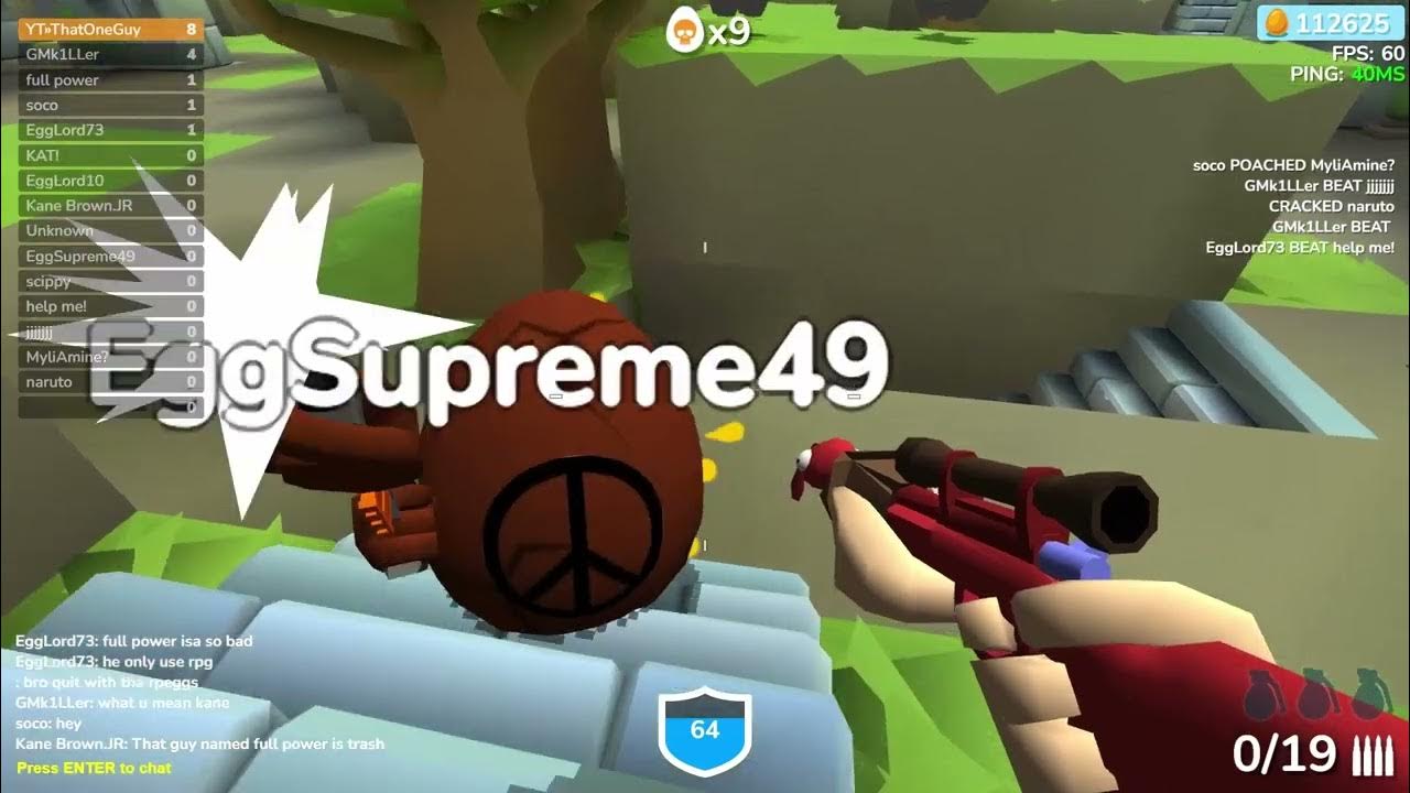 Bad Egg Update and Kill Streak! Shell Shockers - YouTube