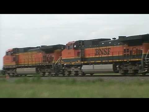 BNSF Unit Grain train in the Rio Grande Lower Valley near Harlingen TX ...