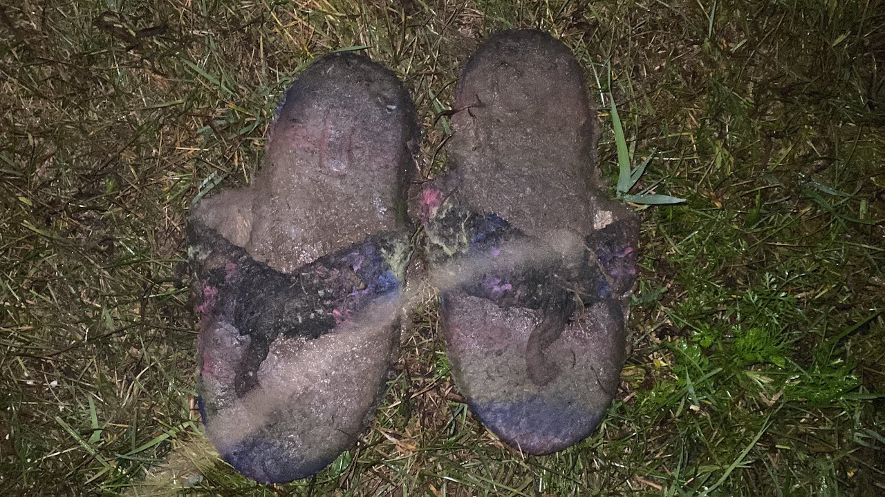 Buns thong (flip flop) slippers in squishy and slippery mud | buns ...