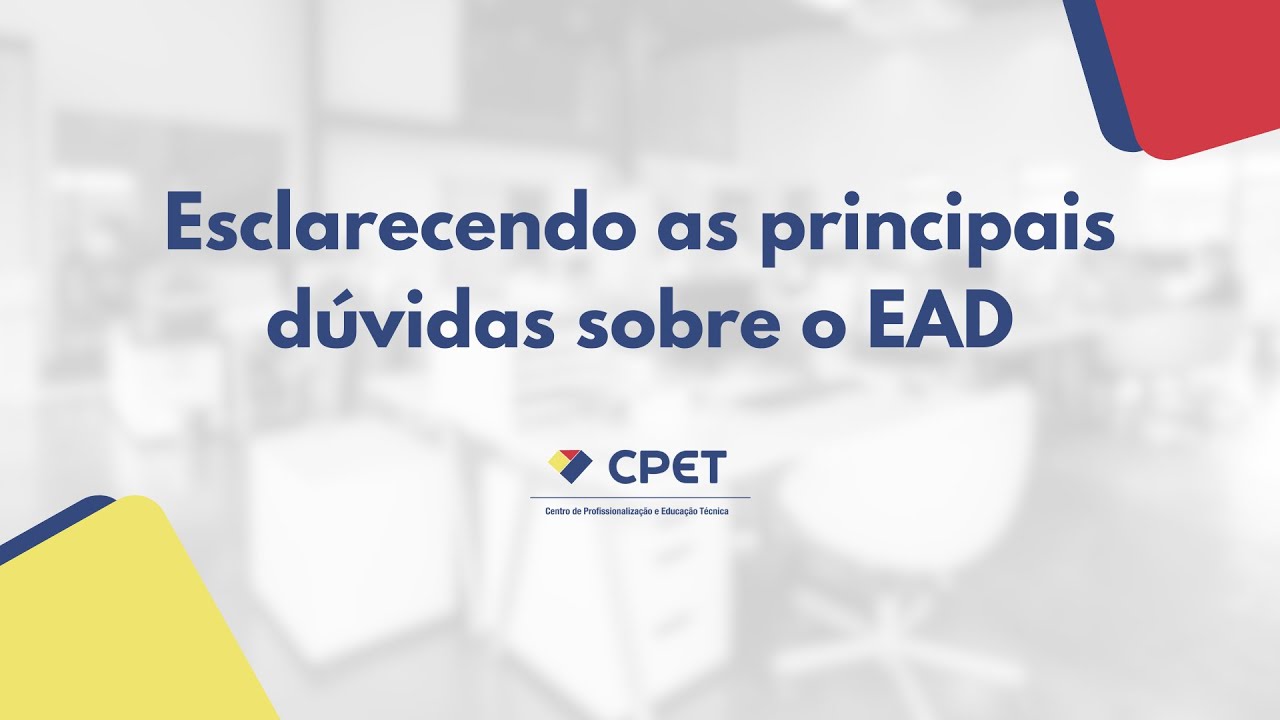 Esclarecendo as principais dúvidas sobre EAD - YouTube