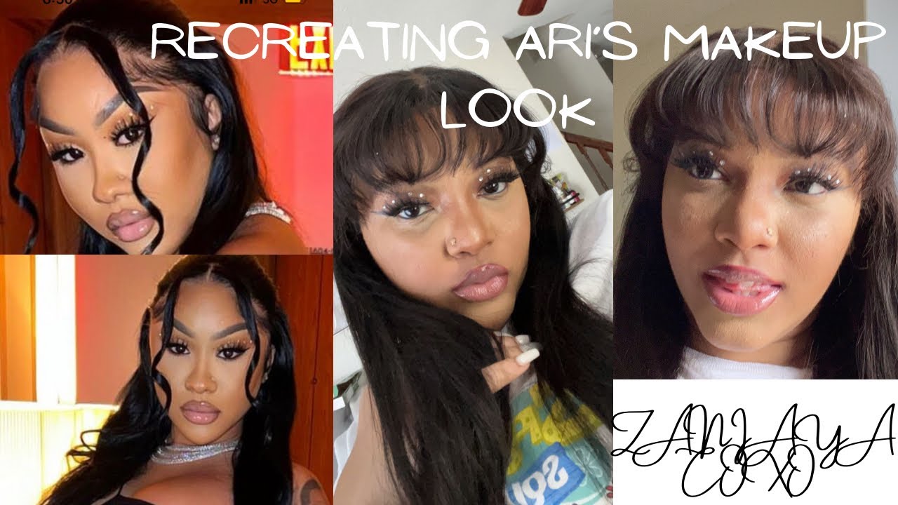RECREATING ARI’S MAKEUP LOOK!! || VLOGMAS DAY 2 | ZANIAYA XOXO - YouTube