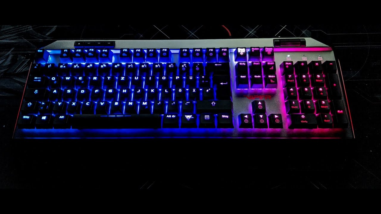 Patriot Viper V765 Mechanical RGB Keyboard - Software Test - YouTube