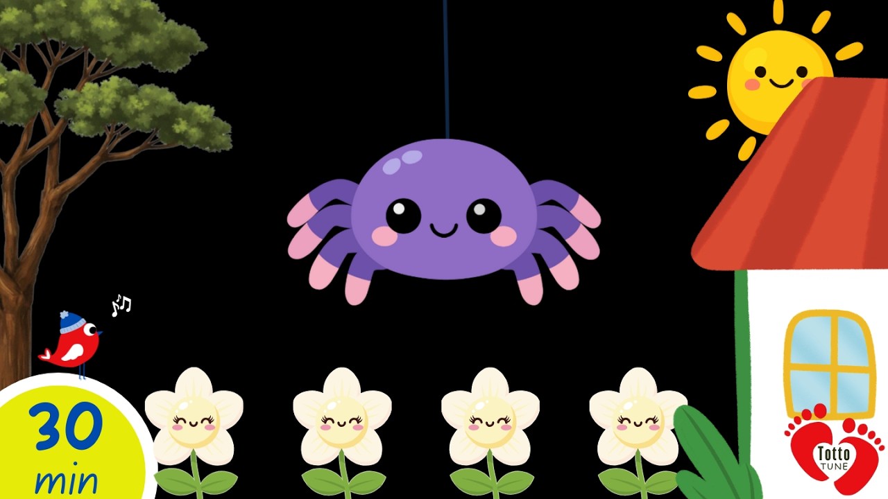 Baby Sensory | The Itsy Bitsy Spider & Are You Sleeping | High Contrast ...
