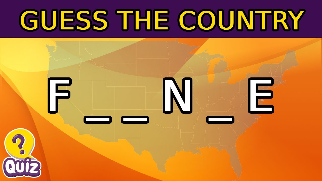 Guess the Country With the Missing Letters - YouTube