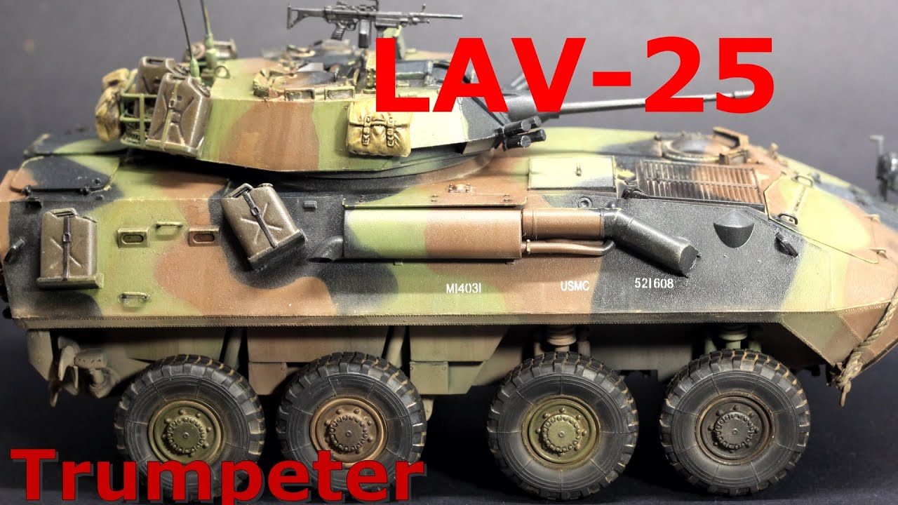Как собрать и покрасить модель на примере Lav-25 Trumpeter 1\35 - YouTube