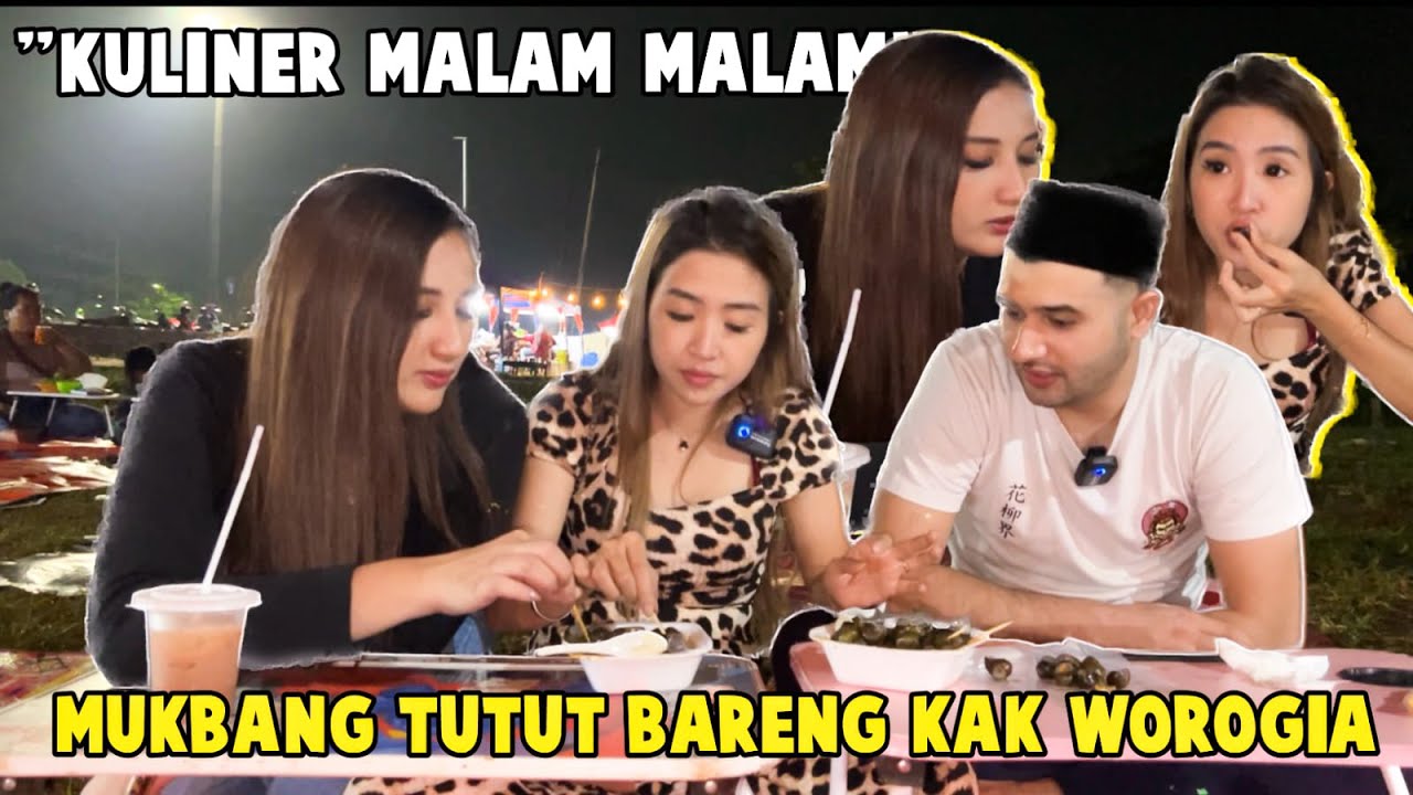 KULINER MALAM CARI TUTUT BARENG KAK WORO GIA !!! PERTAMA KALI KAK WORO ...