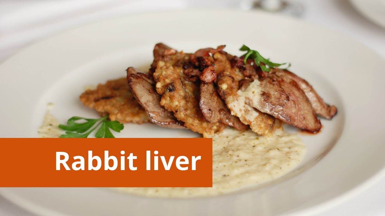 Rabbit liver with apple creamy sauce and pancakes - Kuchnia Otwarta ...