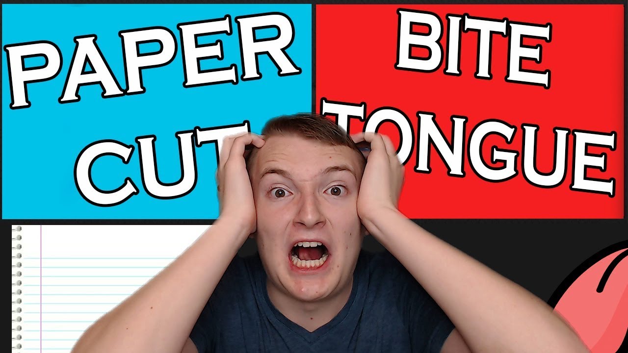WOULD YOU RATHER GET A PAPER CUT OR BITE YOUR TONGUE Tater Thursdays would-you-rather-get-a-paper-cut-or-bite-your-tongue-tater-thursdays