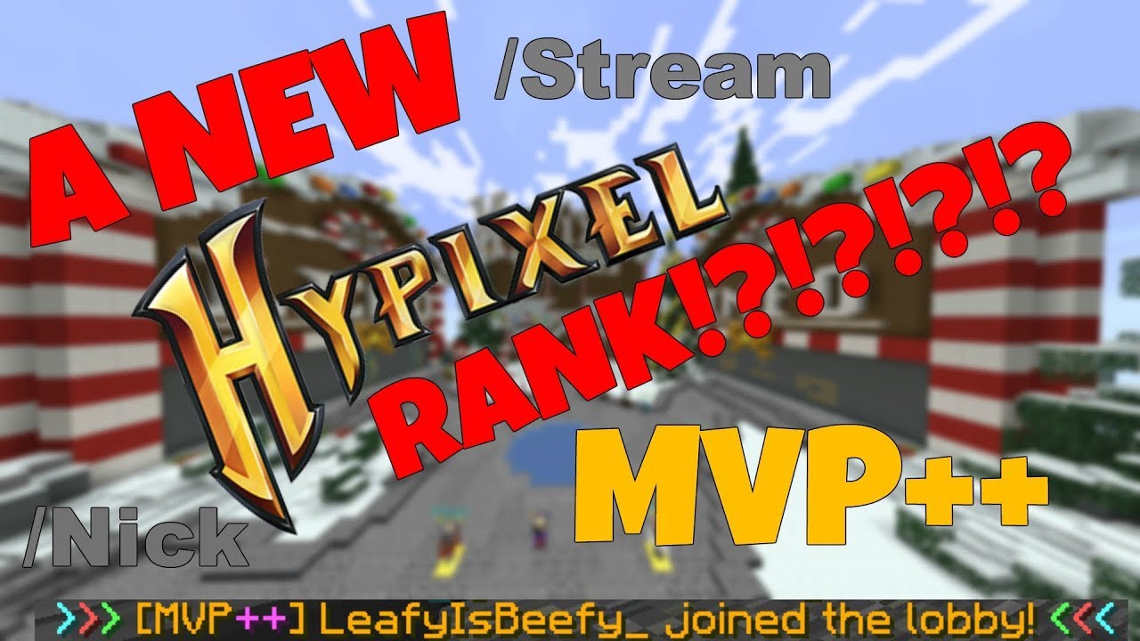 MVP++ HYPIXEL RANK!?!?!?!?!?!?! - YouTube