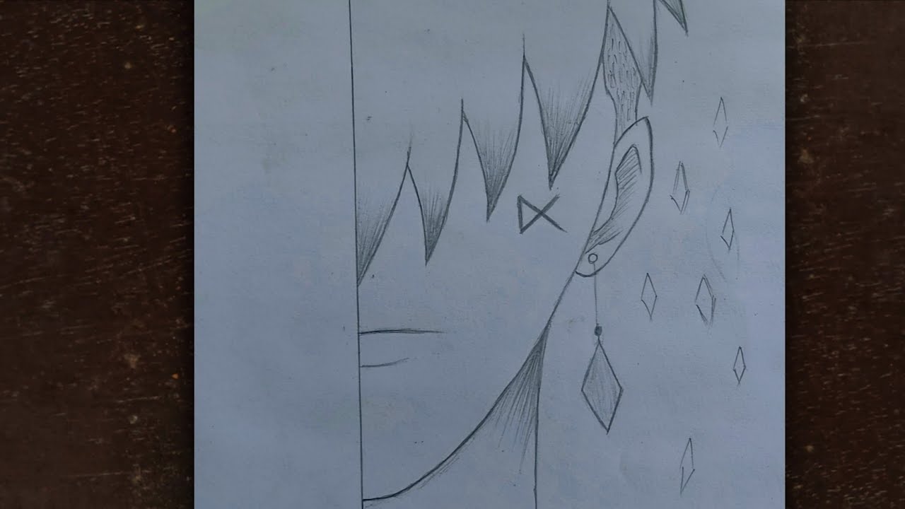 Anime Drawing / Ho to draw a bad boy face step-by-step / Easy tutorial ...