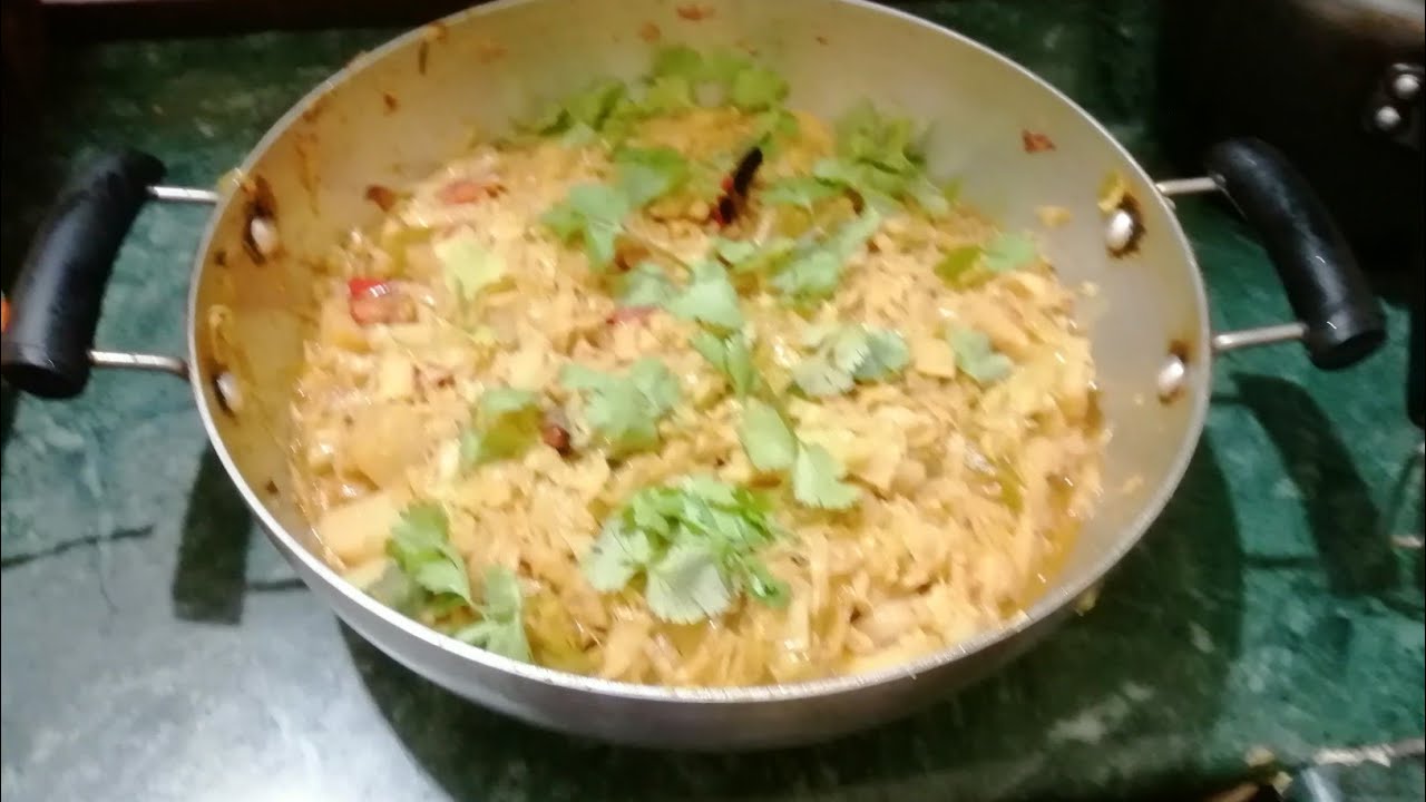 Home Made Cabbage Curry🥘 Cooking🍳 How To Cook Cabbage //PataGovi Sabjee ...