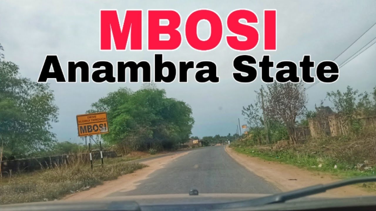 Drive Through MBOSI TOWN IN ANAMBRA STATE | Villages in MBOSI, Anambra ...