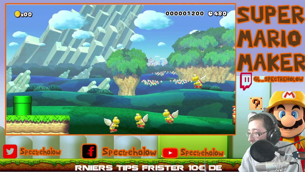 Let's Play Super Mario Maker #7 FR LIVE Les abonnés veulent le pouvoir ...