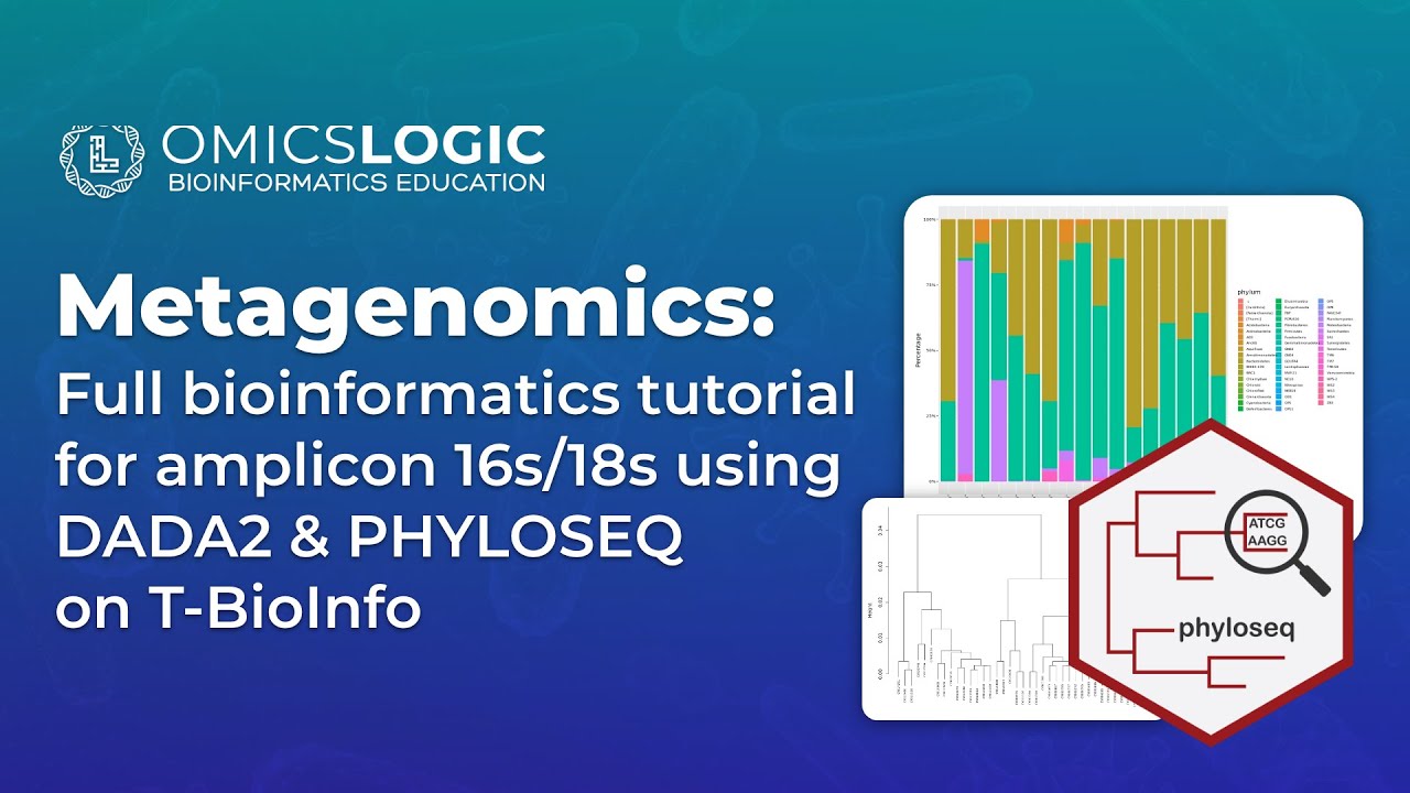 Metagenomics: Full tutorial for amplicon 16s/18s pipeline | DADA2 and ...