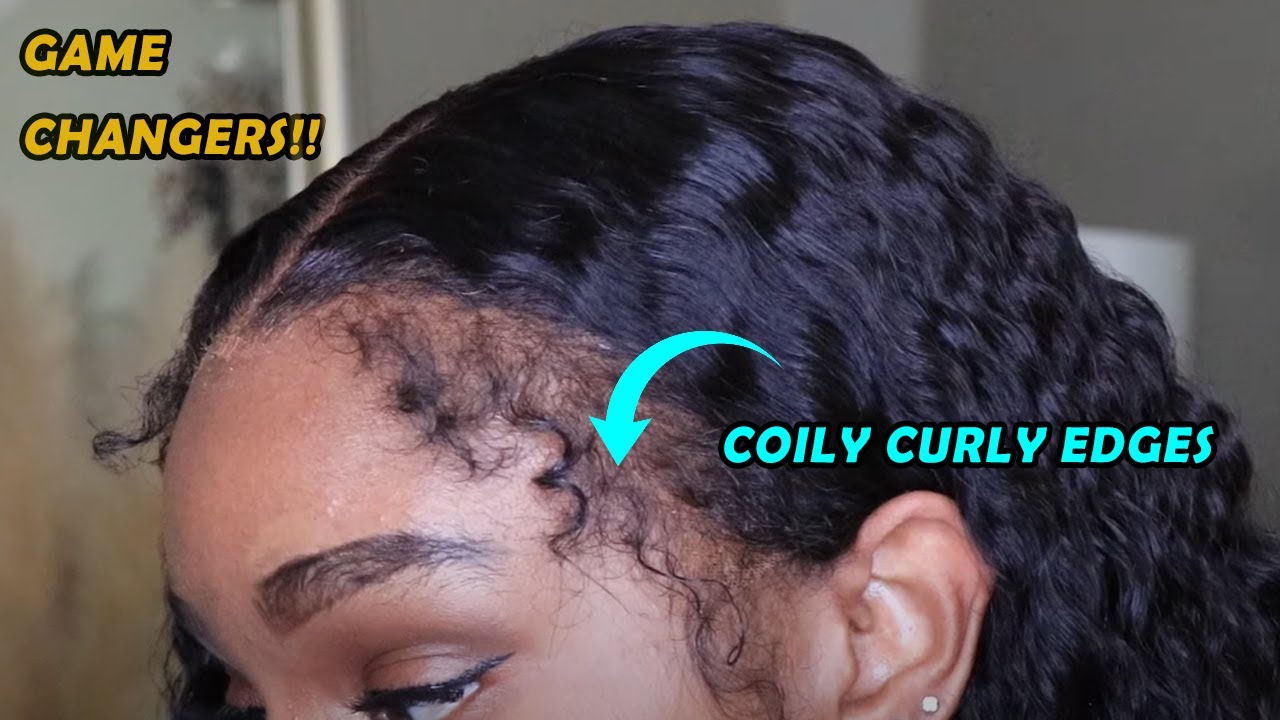 They made Coily Curly Edges? GAME CHANGERS!! Super Natural 3a/3b Curly ...