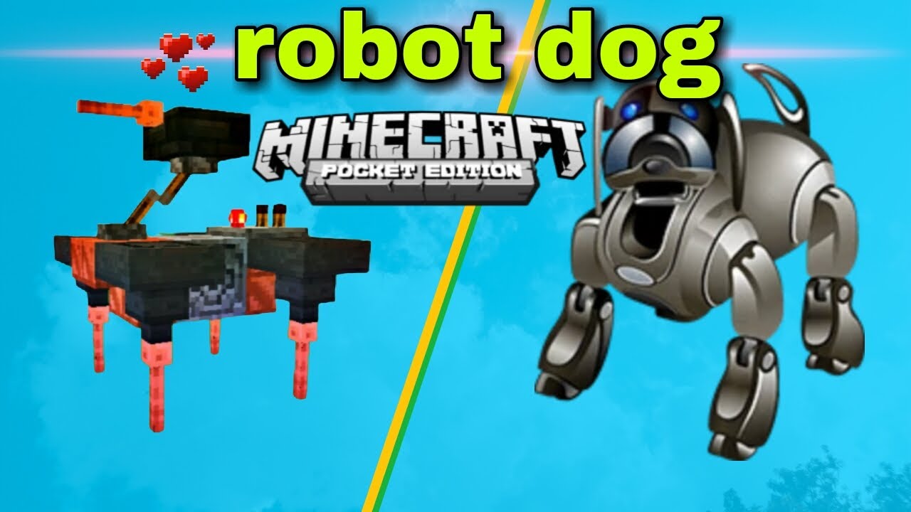 robot dog Minecraft - YouTube