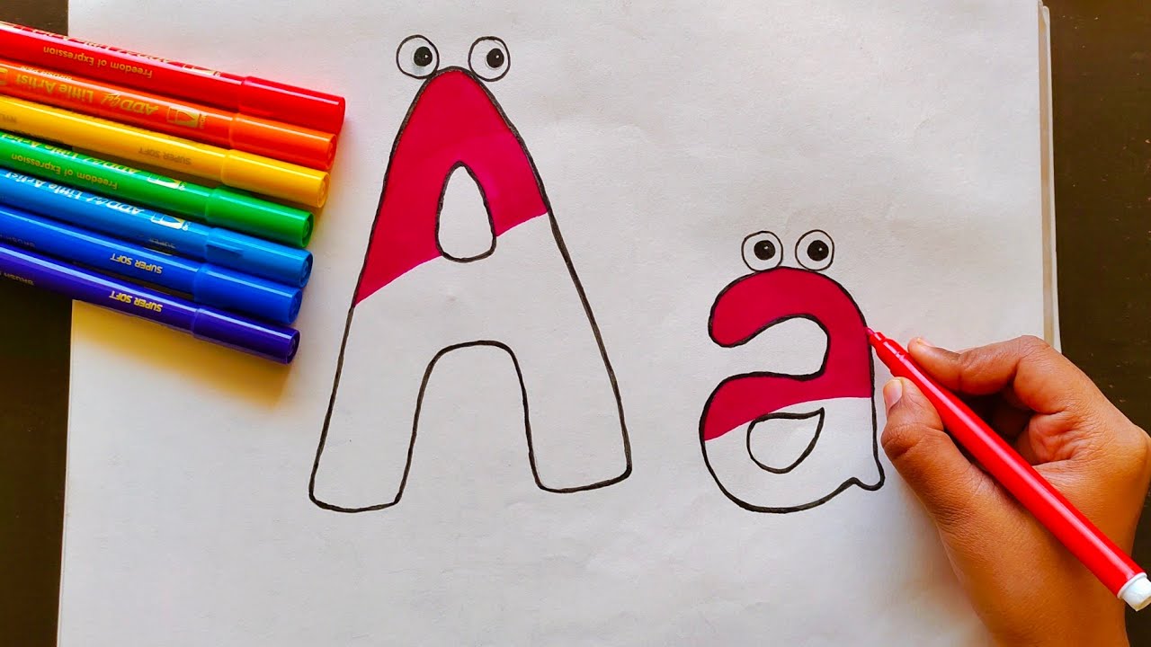 Small ABCD and big ABCD | abc song | nursery rhymes | alphabet song | a ...
