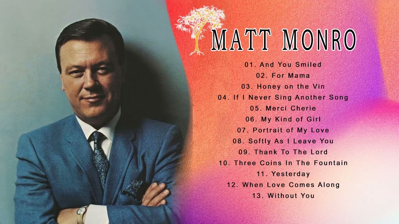 Matt Monro Love Songs Full Album 2022 - Matt Monro Greatest Hits ...