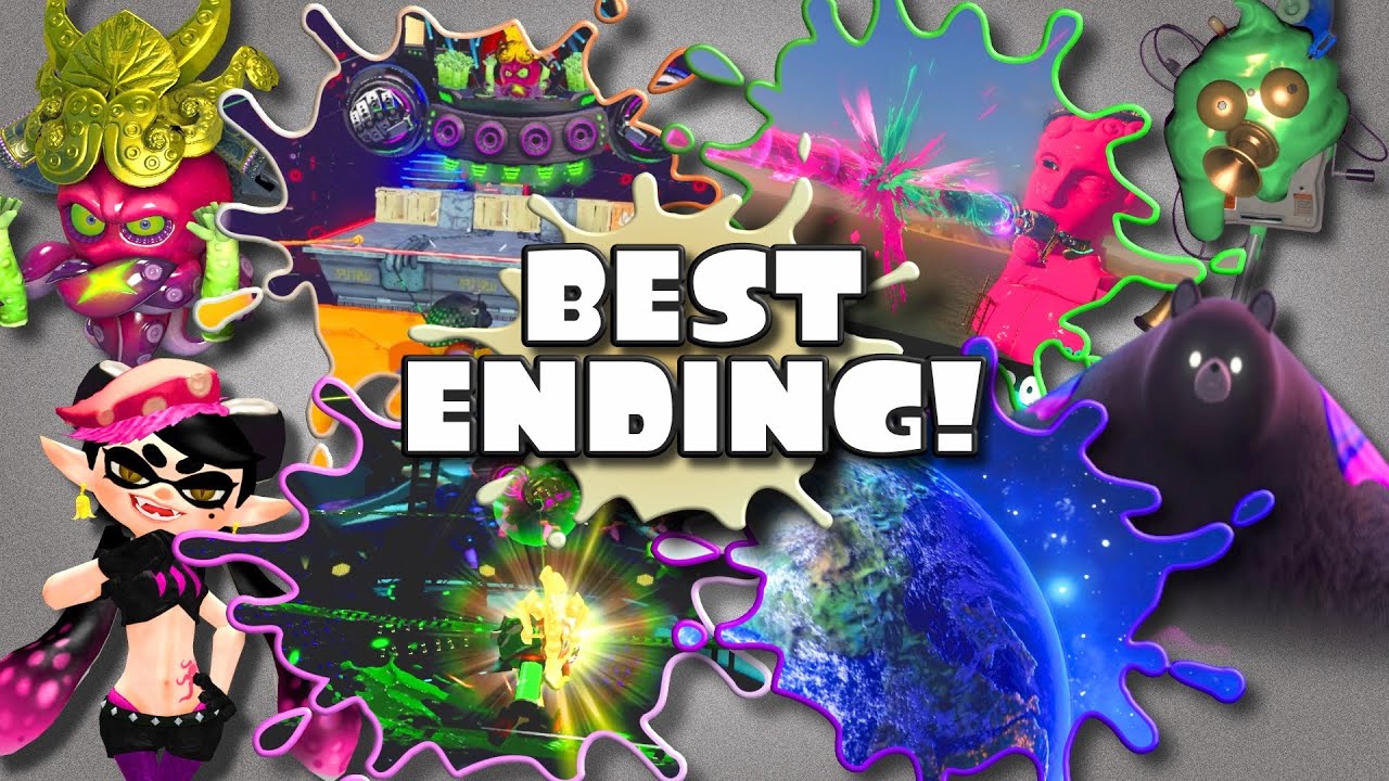 Saving The Inkling and Octoling Race! [Which Ending Did It BEST?] - YouTube